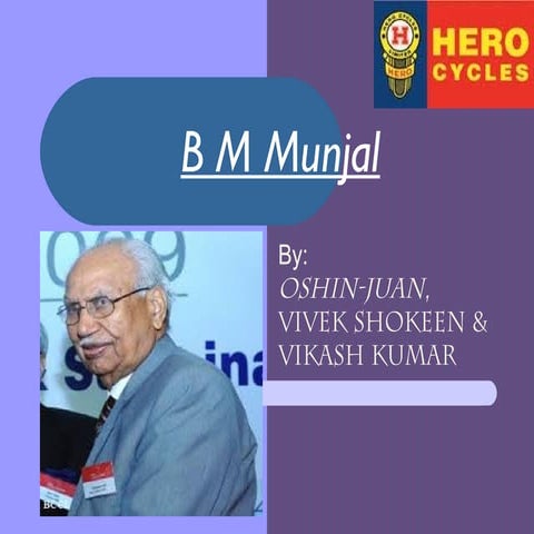 B m munjall | PPT