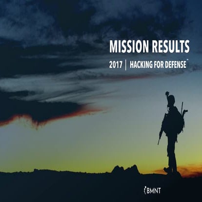 BMNT Mission Results 2017 | PPT