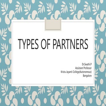 BMP- Types of Partners.pptx