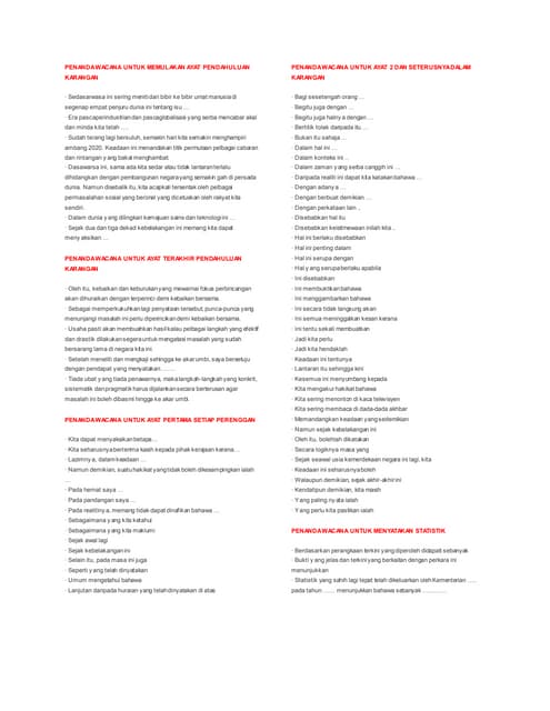 Penanda wacana karangan | PDF