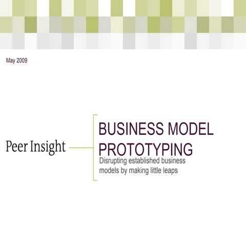 Business Model Prototyping | PPT