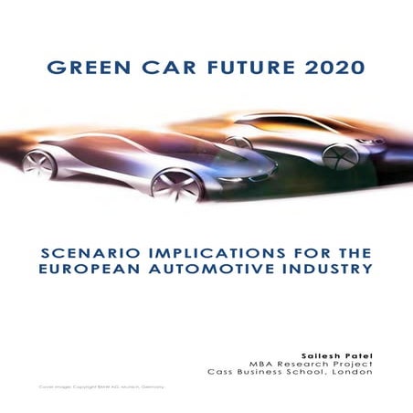 Green Car Future 2020: Scenario Implications For The European ...