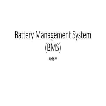 Battery Management System for Electric vehicle.pptx