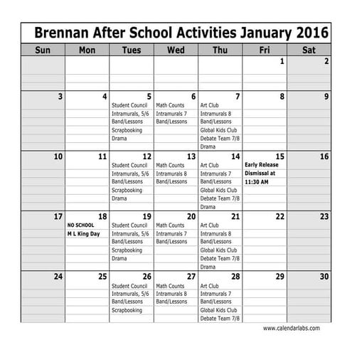 BMS After School Activities | PPT