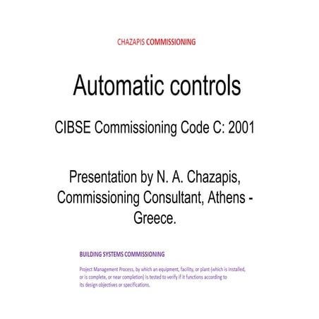 BMS COMMISSIONING CODE C_CIBSE | PDF