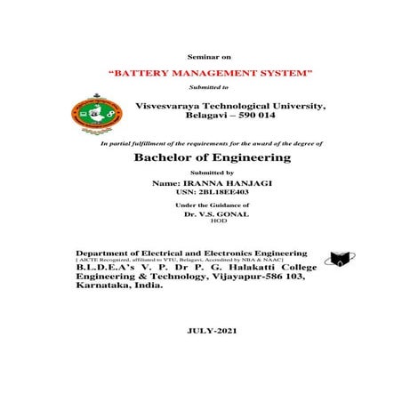 Battery management system | PDF