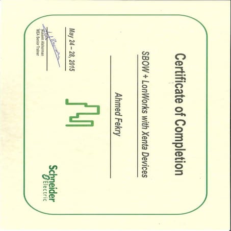 Bms trai ning certificate | PDF