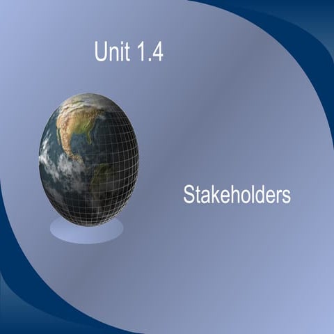 Stake Holders meaning and explanation in | PPT