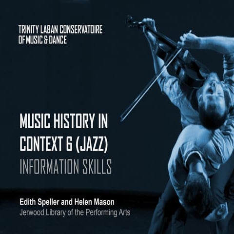 BMus Music History in Context 6 (Jazz) Y3 | PPT