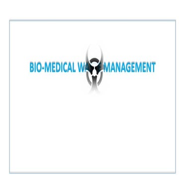 BMW for presentation of contamination of waste | PPTX