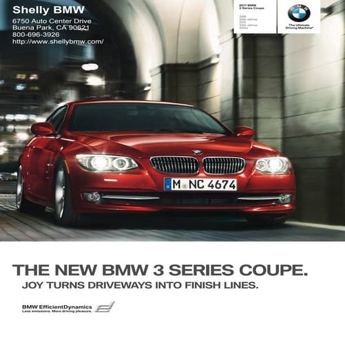 2011 Shelly BMW 335i Coupe Los Angeles CA | PDF
