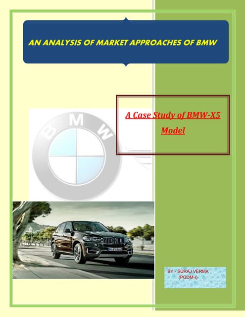 BMW - A case study | PPT