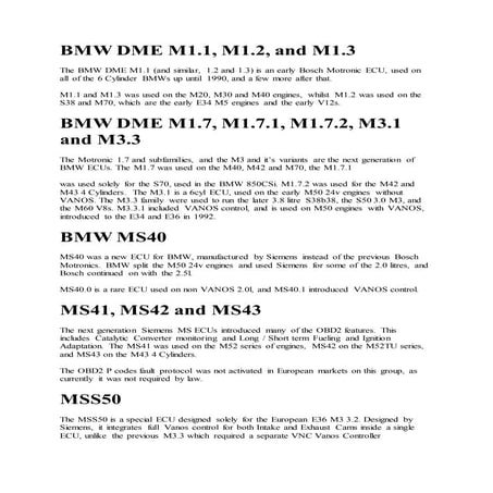 Bmw dt codes