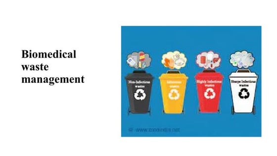 Biomedical waste management_ppt | PPTX | Infectious Diseases | Diseases ...