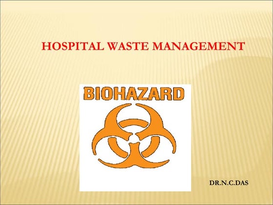 Biomedical waste management_ppt | PPT