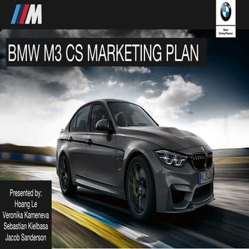 Intro to Marketing Communications - BMW | PDF