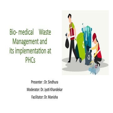 Biomedical waste management BMW india delhi | PPTX