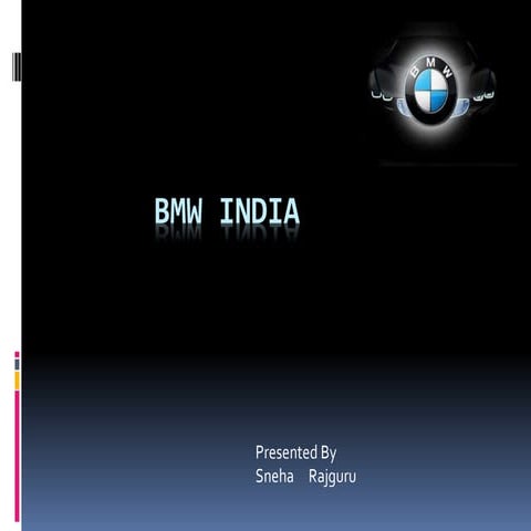 BMW Product Presentation | PPTX