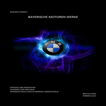 Bmw research project | PDF