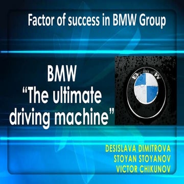 BMW success | PPTX