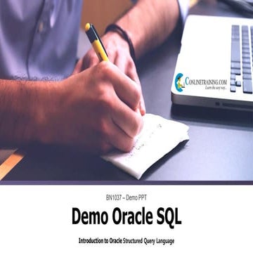 Bn1037 demo oracle sql | PDF
