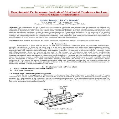 Steam condensers - Part 3 (High level jet condenser and Ejector ...