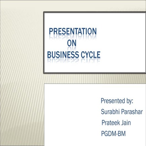 Business cycle | PPT