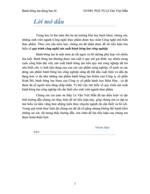 Quá trình lên men bia | DOCX