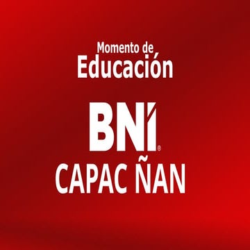 Momento de Educación BNI Capac Ñan - Valores BNI.pptx