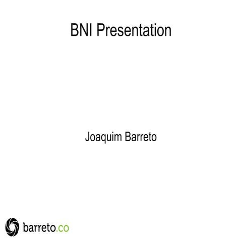 Bni Presentation | ODP