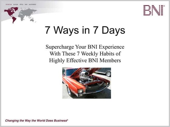 BNI Feature Presentation (10 minute presentation) | PPTX