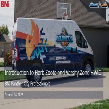 Panther City Professionals - Herb Zoota’s Varsity Zone HVAC ...