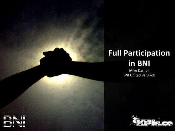 BNI 121 edu slot | PPT