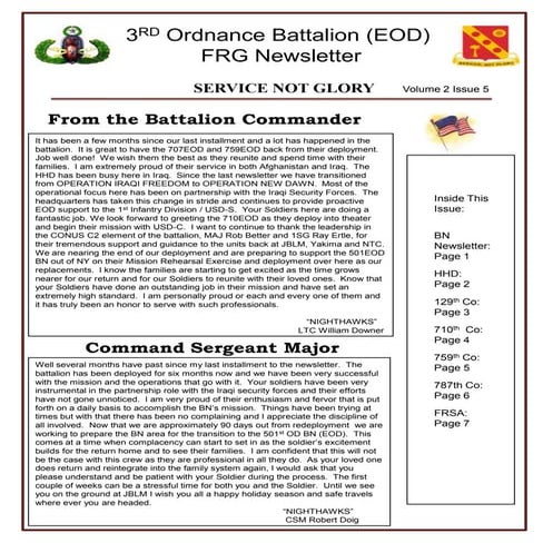 Bn newsletter 5th final edition | PDF