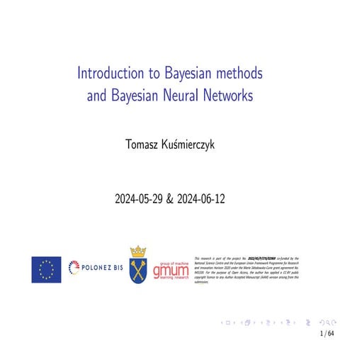 Introduction to Bayesian methods and Bayesian Neural Networks | PDF
