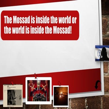 The Mossad is inside the world or the world is inside the Mossad! | PPT