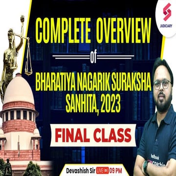 complete overview bhartiya nagrik sanhita 2023 | PPTX