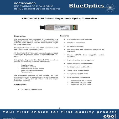 AX58100 Product Brief | PDF