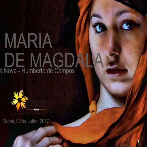 (Livro Boa nova) Cap. 20 Maria de Magdala | PPTX