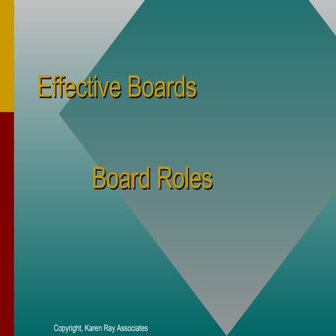 Board Roles | PPT