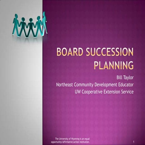 Board Succession | PPTX | Resume Writing and Advice | Job Search