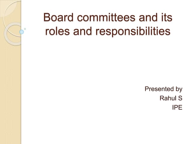 Board of Directors | PPTX
