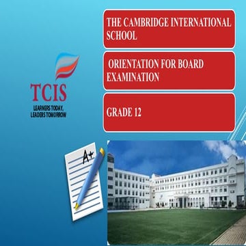 BOARD EXAM FORMAT, preferences for 12th grade board exam | PDF