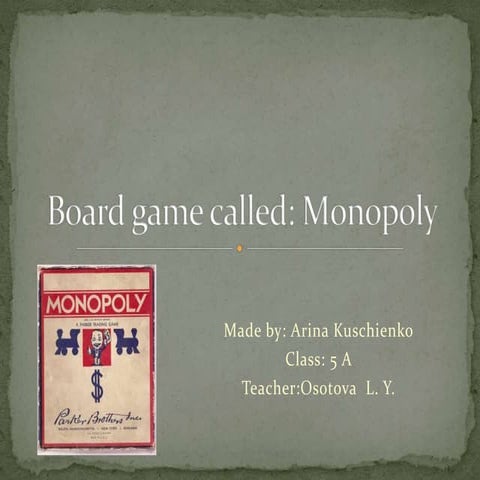 Russian board games | PPTX