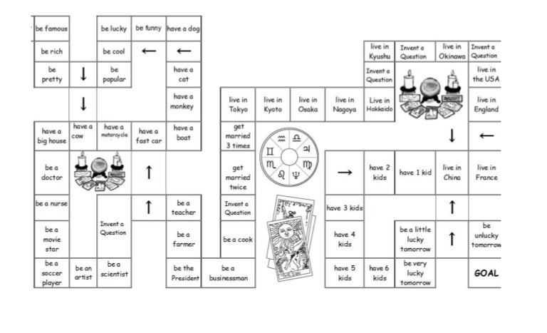 Board game with will