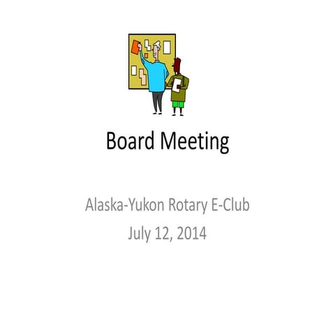 Board meeting 071214 | PPT