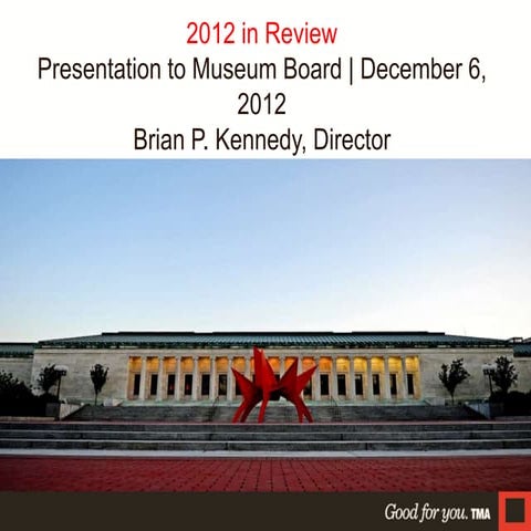 TMA 2012 Year in Review | PPT