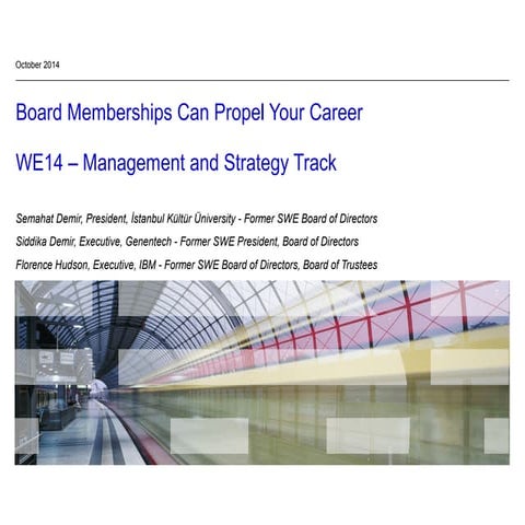 Board Memberships Can Propel Your Career | PPT