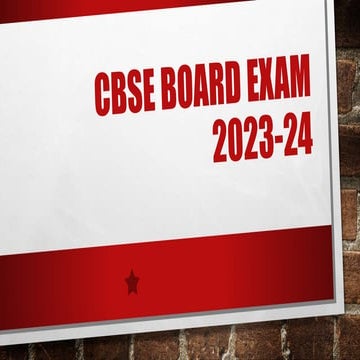 Cbse board pattern and syllabus description | PPTX