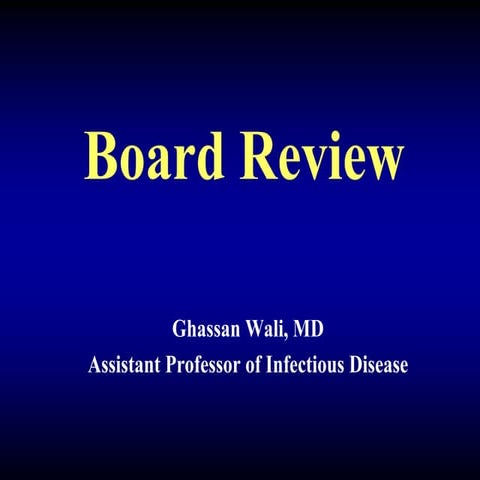 Board review presentation | PPTX